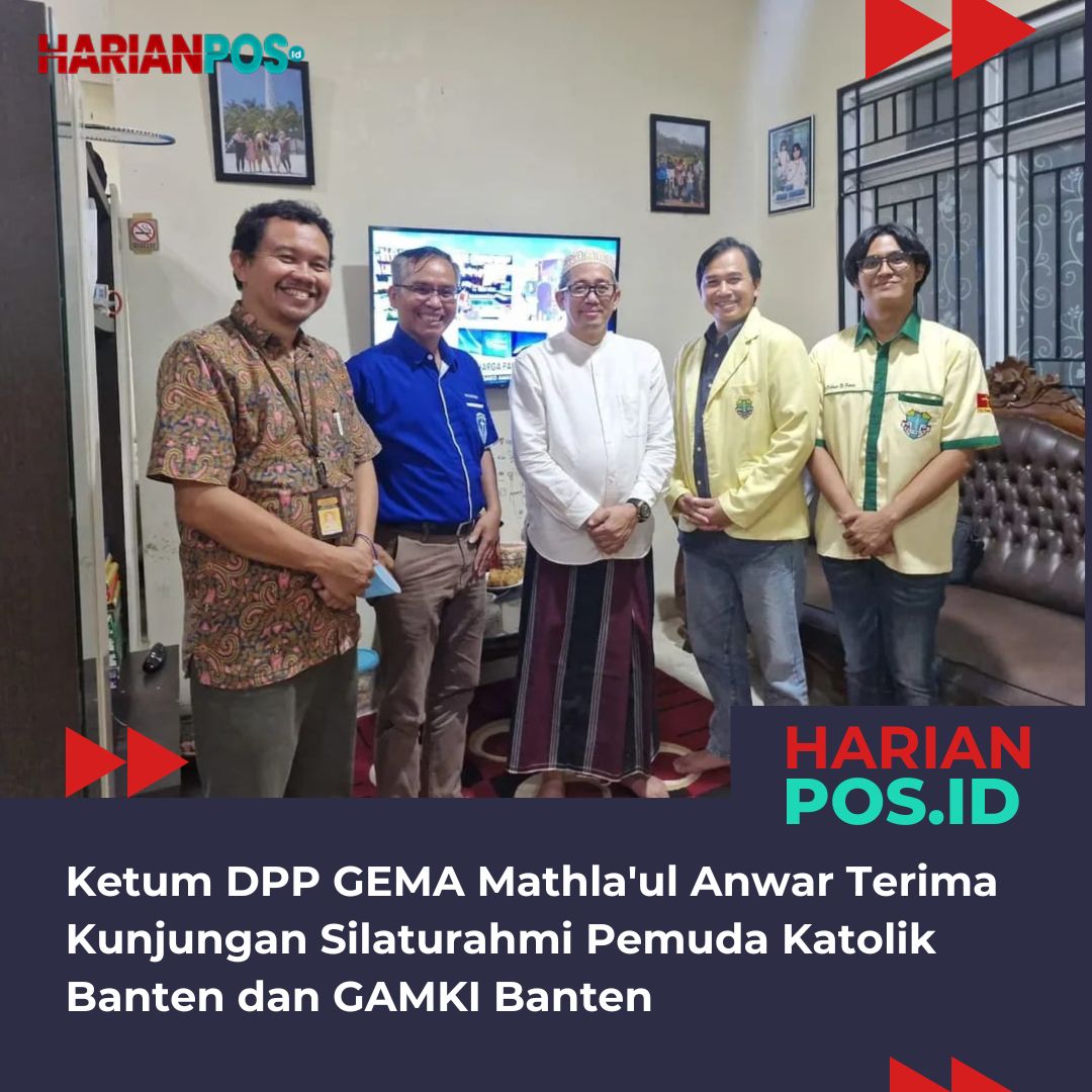 Ketum DPP GEMA Mathla'ul Anwar Terima Kunjungan Silaturahmi Pemuda Katolik Banten dan GAMKI ...